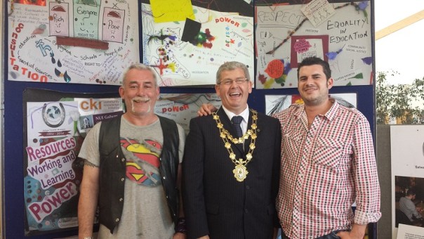 Mayor of Galway Frank Fahy attended Galway Travellers Pride in Westside ...